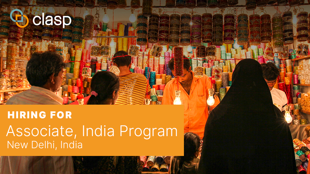 Hiring: Associate, India Program - CLASP